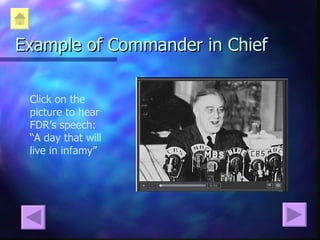 Presidential Roles | PPT