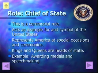Presidential Roles | PPT