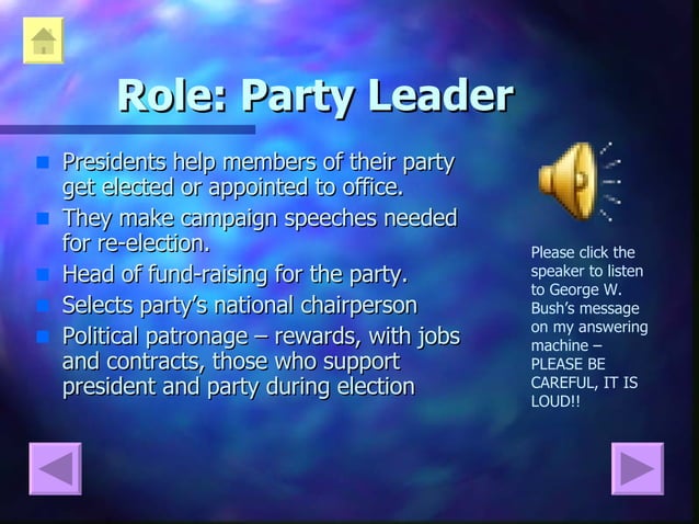 Presidential Roles | PPT