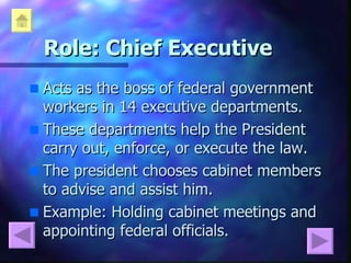 Presidential Roles | PPT