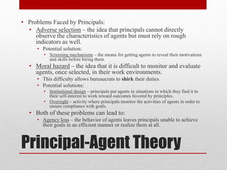 Presidential control of the bureaucracy | PPT