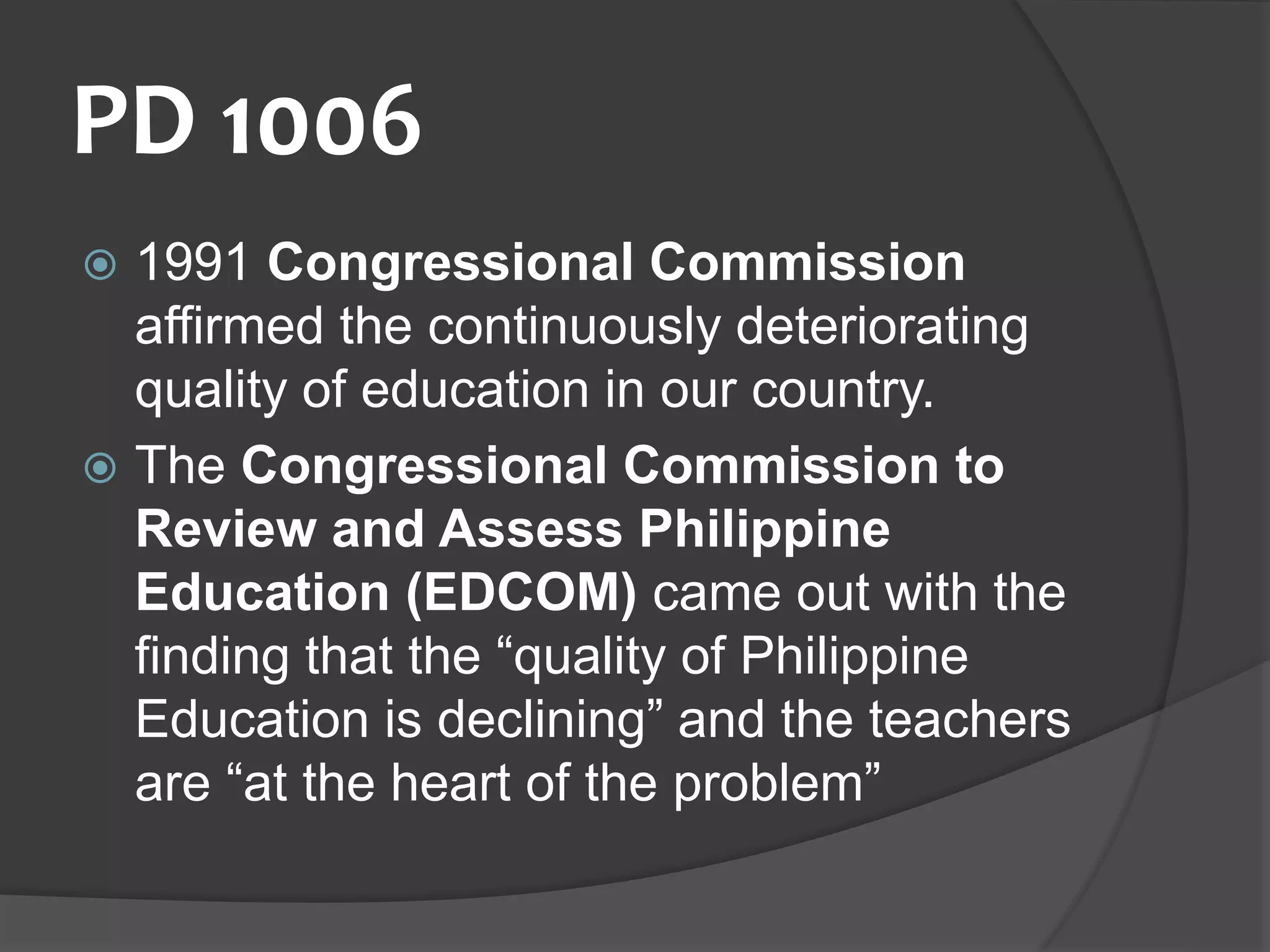 Professionalization of Teaching | PPTX