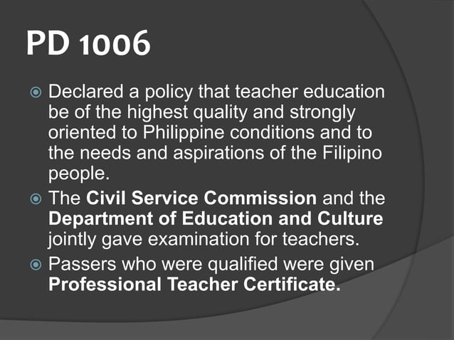 Professionalization of Teaching | PPTX