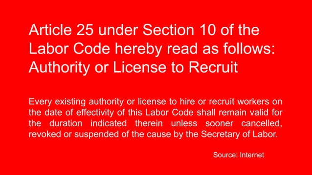 Presidential Decree No. 442 or PD No. 442.pptx | Law