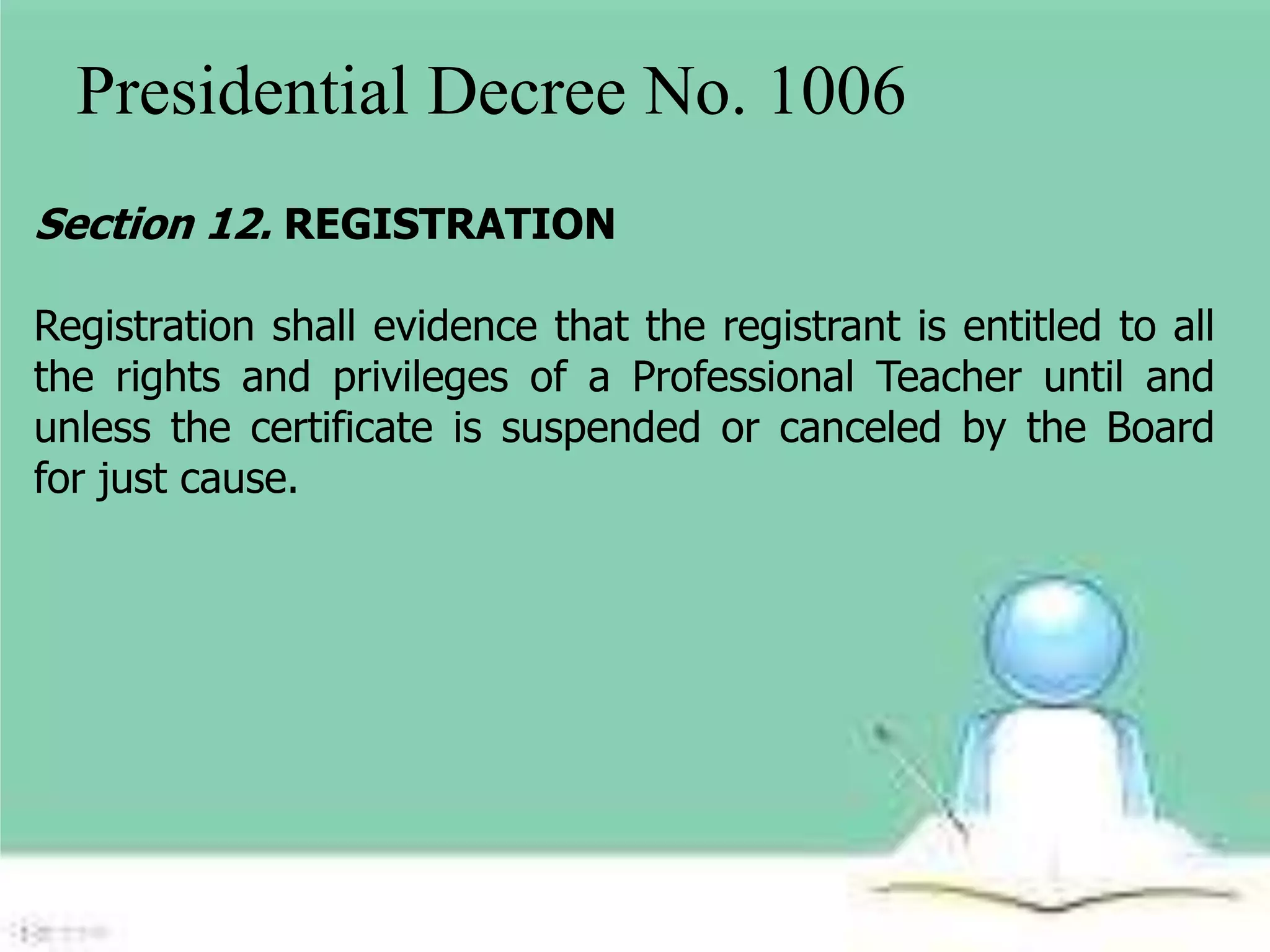 Presidential decree no. 1006 | PPTX