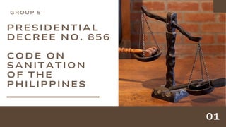 PRESIDENTIAL DECREE NO. 856 OF THE PHILIPPINES | PDF