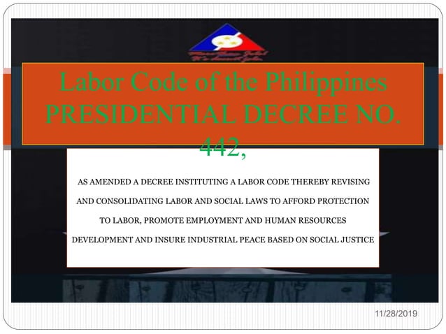 Presidential decree no442 | PPTX