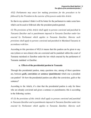 Presidential Pardon Rules | PARDON INFORMATION AND INSTRUCTIONS – EHTN