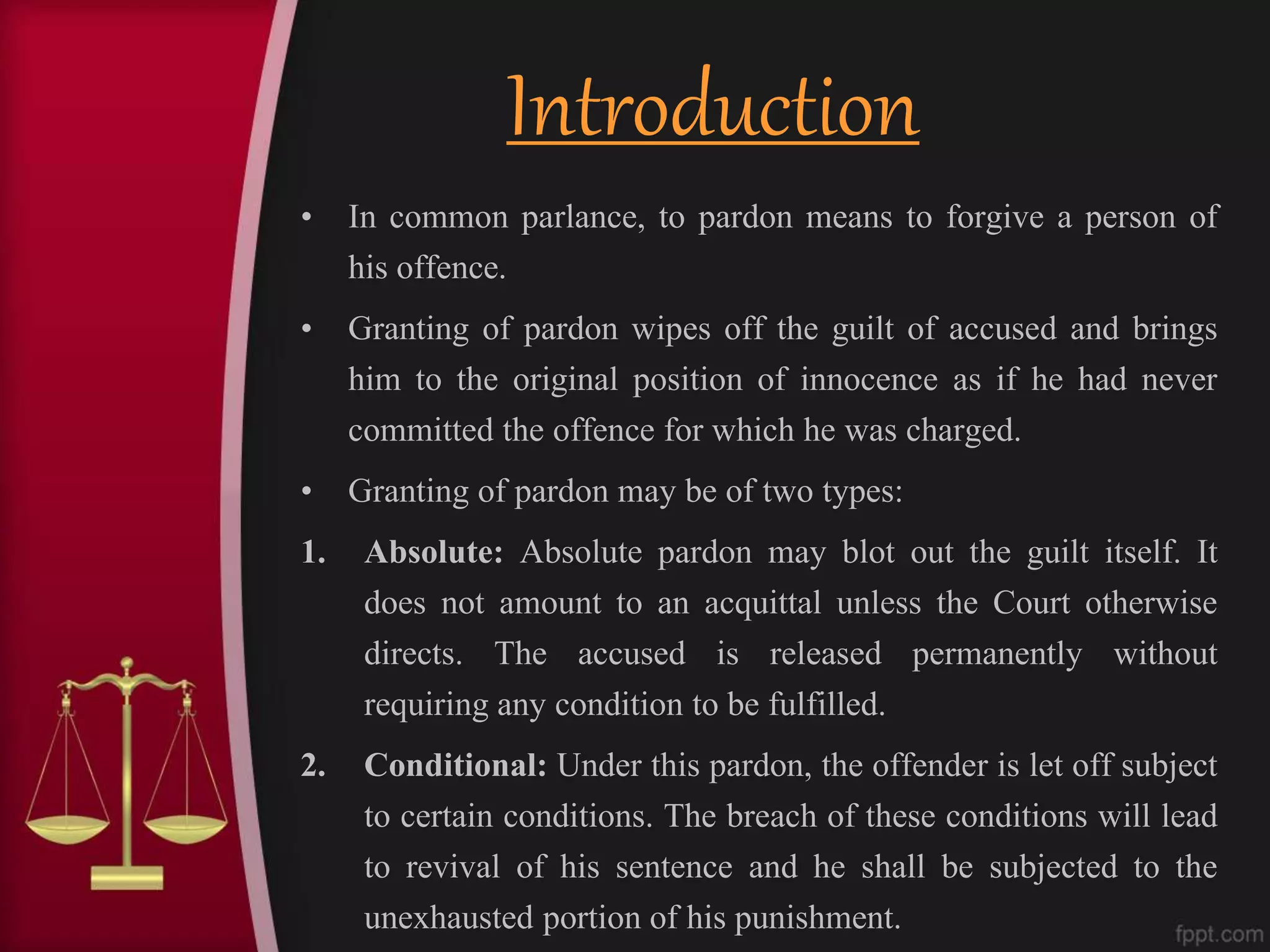 Presidential Pardon | PPTX