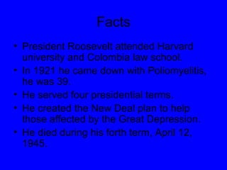 Franklin D. Roosevelt | PPT