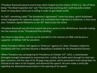 Theodore Roosevelt | PPTX