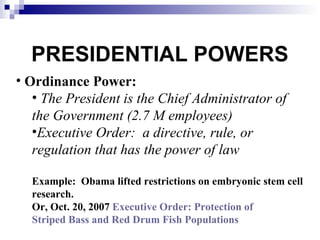 Presidentialpowers | PPT