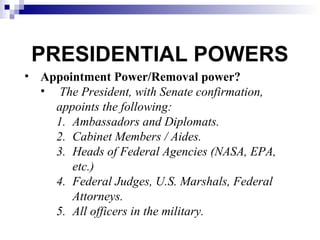 Presidentialpowers | PPT