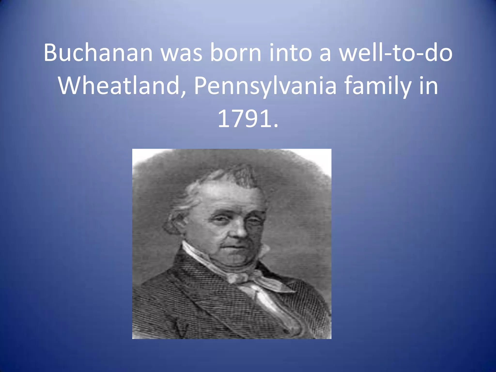 President james buchanan | PPTX