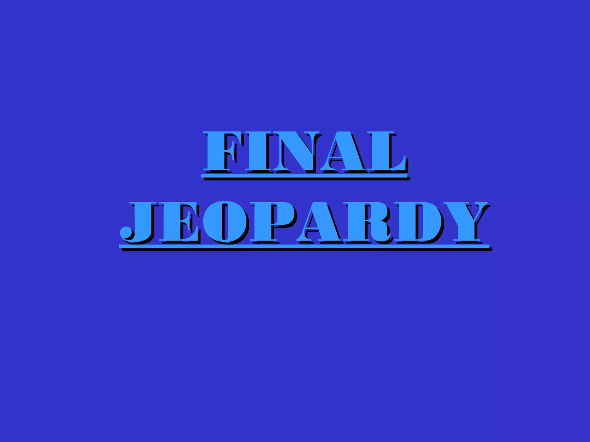 President jeopardy | PPT