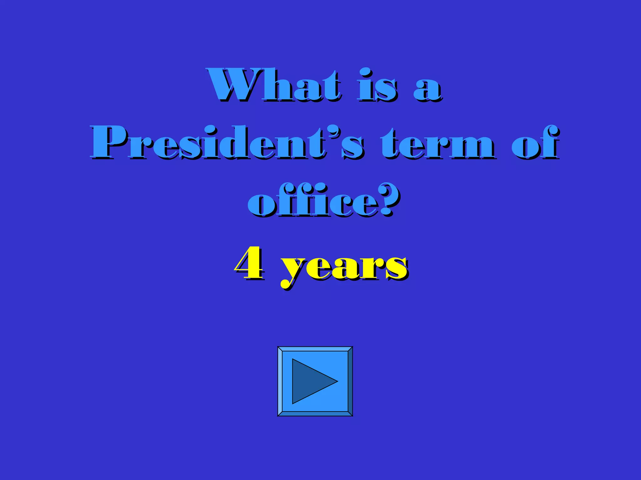 President jeopardy | PPT