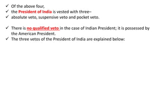 President of India Constitution of India | PDF
