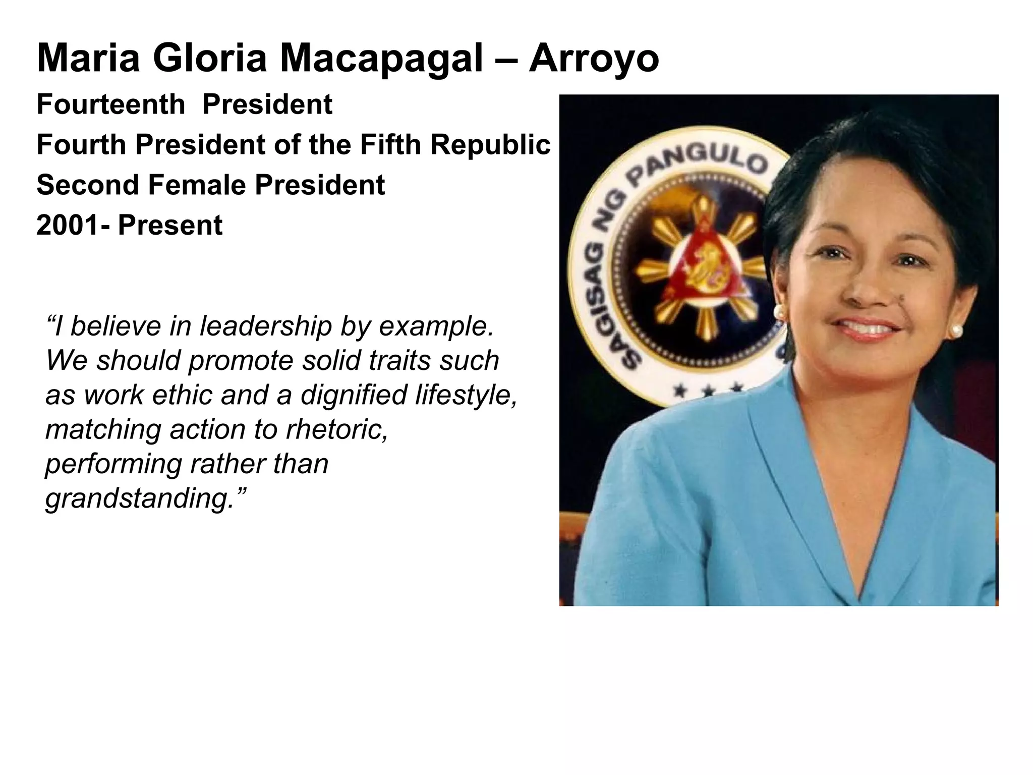 President of the philippines | PPT