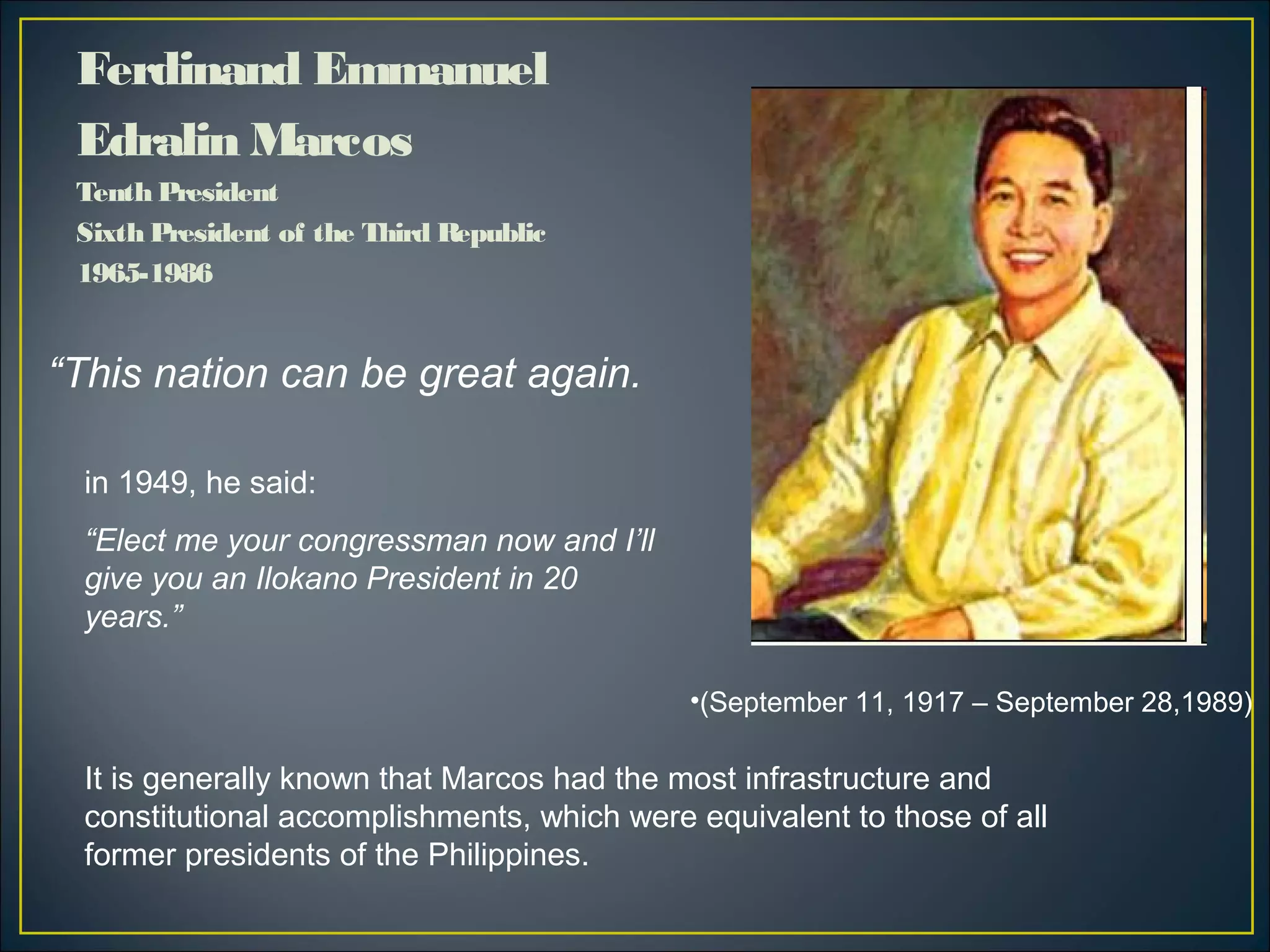 Presidents of the third republic | PPT