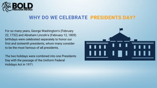 President's Day Coins | BOLD Precious Metals | PDF