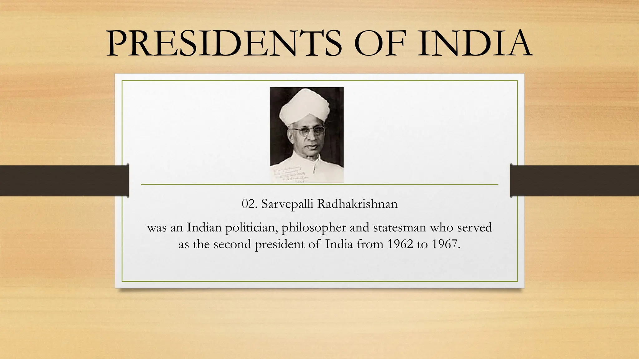 PRESIDENTS OF INDIA FROM FIRST TO TILL DATE | PPT