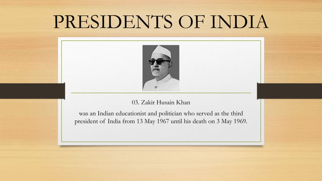 PRESIDENTS OF INDIA FROM FIRST TO TILL DATE | PPT