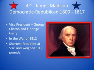 Presidents of the united states | PPTX