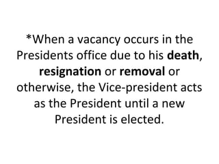 Presidents’ term of office | PPT