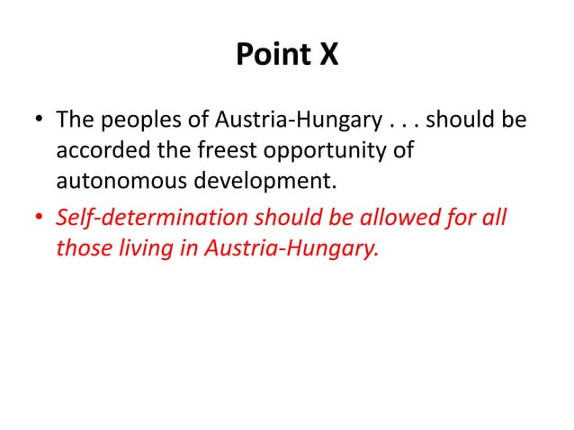 President Woodrow Wilson’s 14 point plan | PPTX