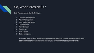 Preside platform maysoft2019 | PPT