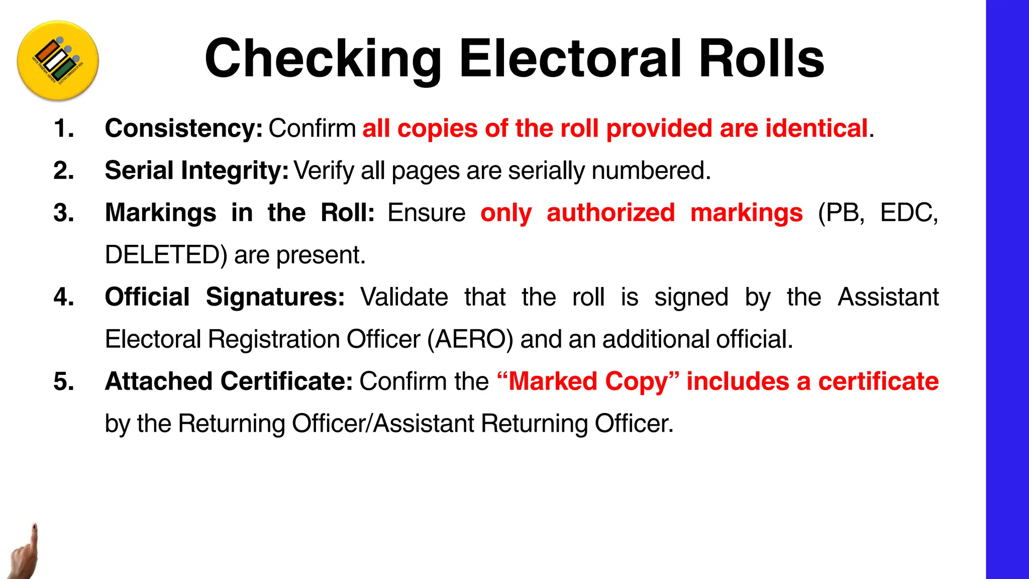 Presiding Officer Training module 2024 lok sabha elections | PPTX