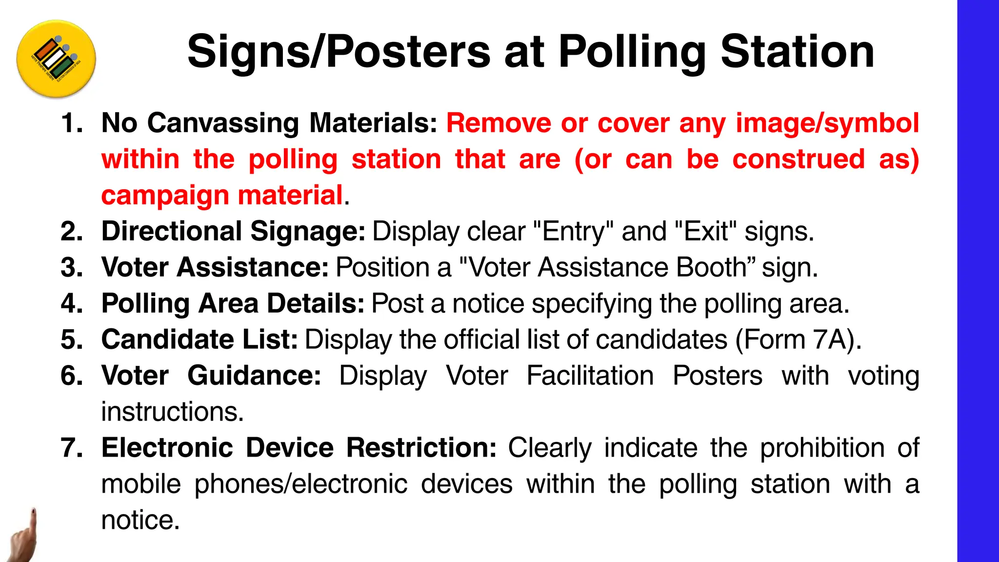 Presiding Officer Training module 2024 lok sabha elections | PPTX