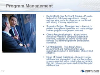 Presidio Networked Solutions Sales Presentation Ns Ppt 1108 | PPT