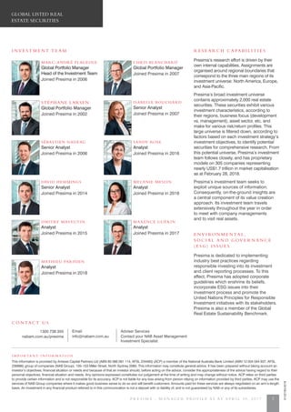 Presima manager profile - Melanie Meslin | PDF