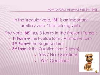 Simple Present Form[V Lesson1] | PPTX