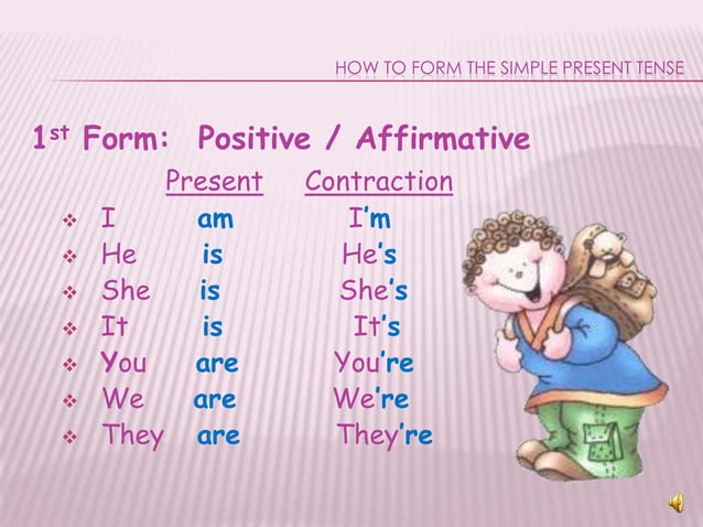 Simple Present Form[V Lesson1] | PPTX