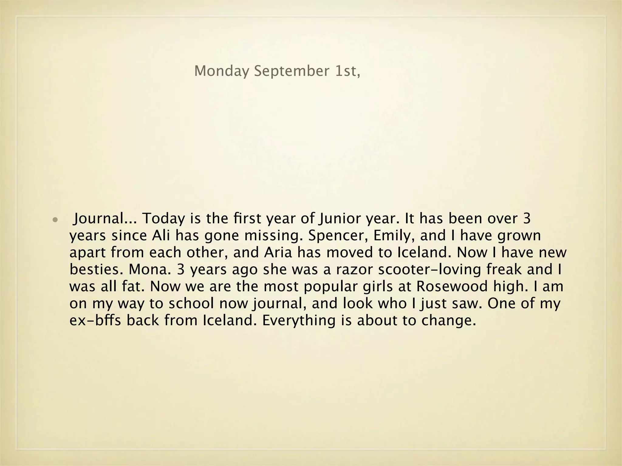 Pretty Little Liars | PPT