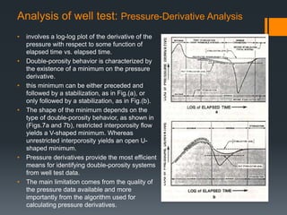 recognize double porosity system from well tests | PPTX