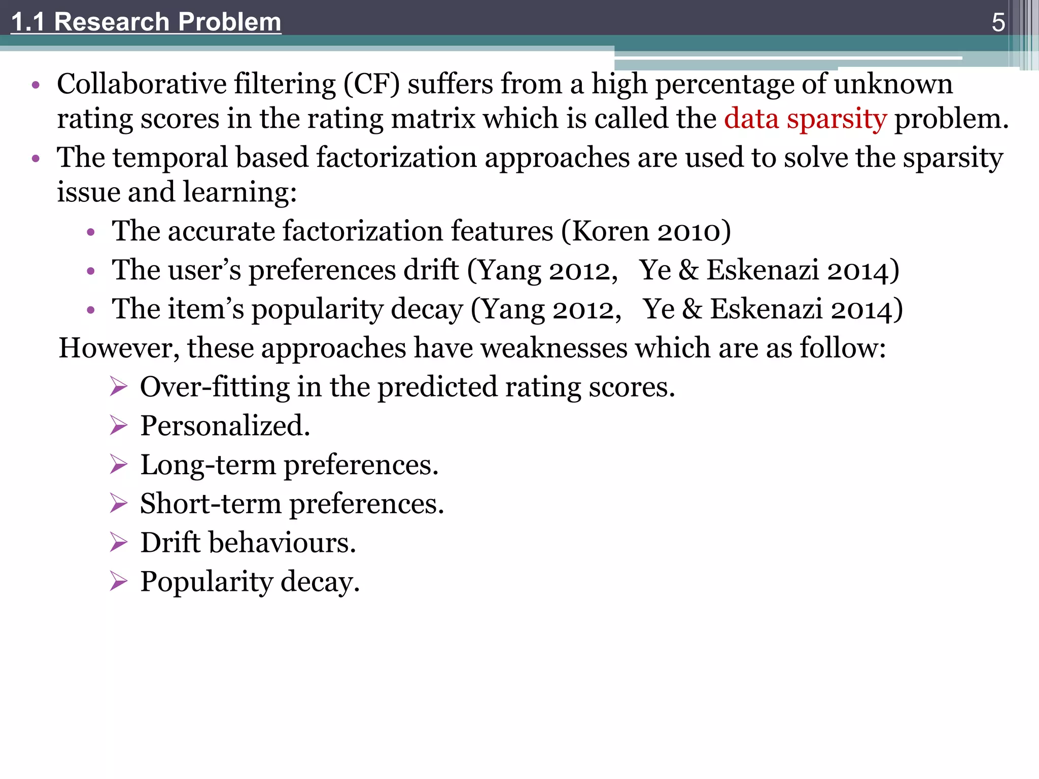 Temporal based Recommendation System | PPTX