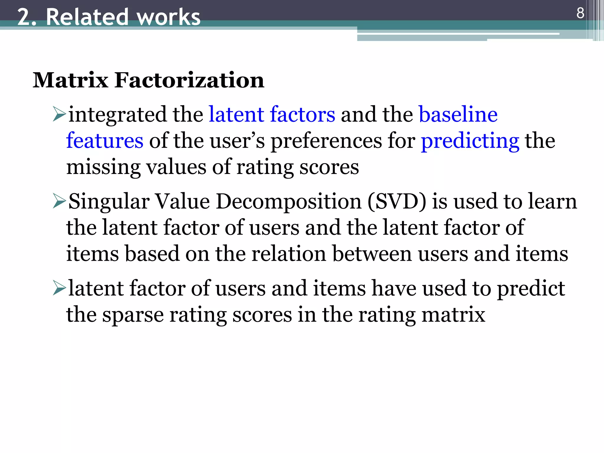 Temporal based Recommendation System | PPTX
