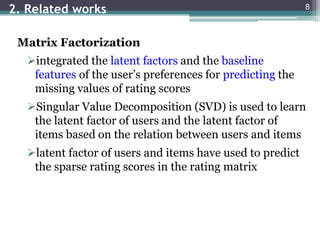 Temporal based Recommendation System | PPTX