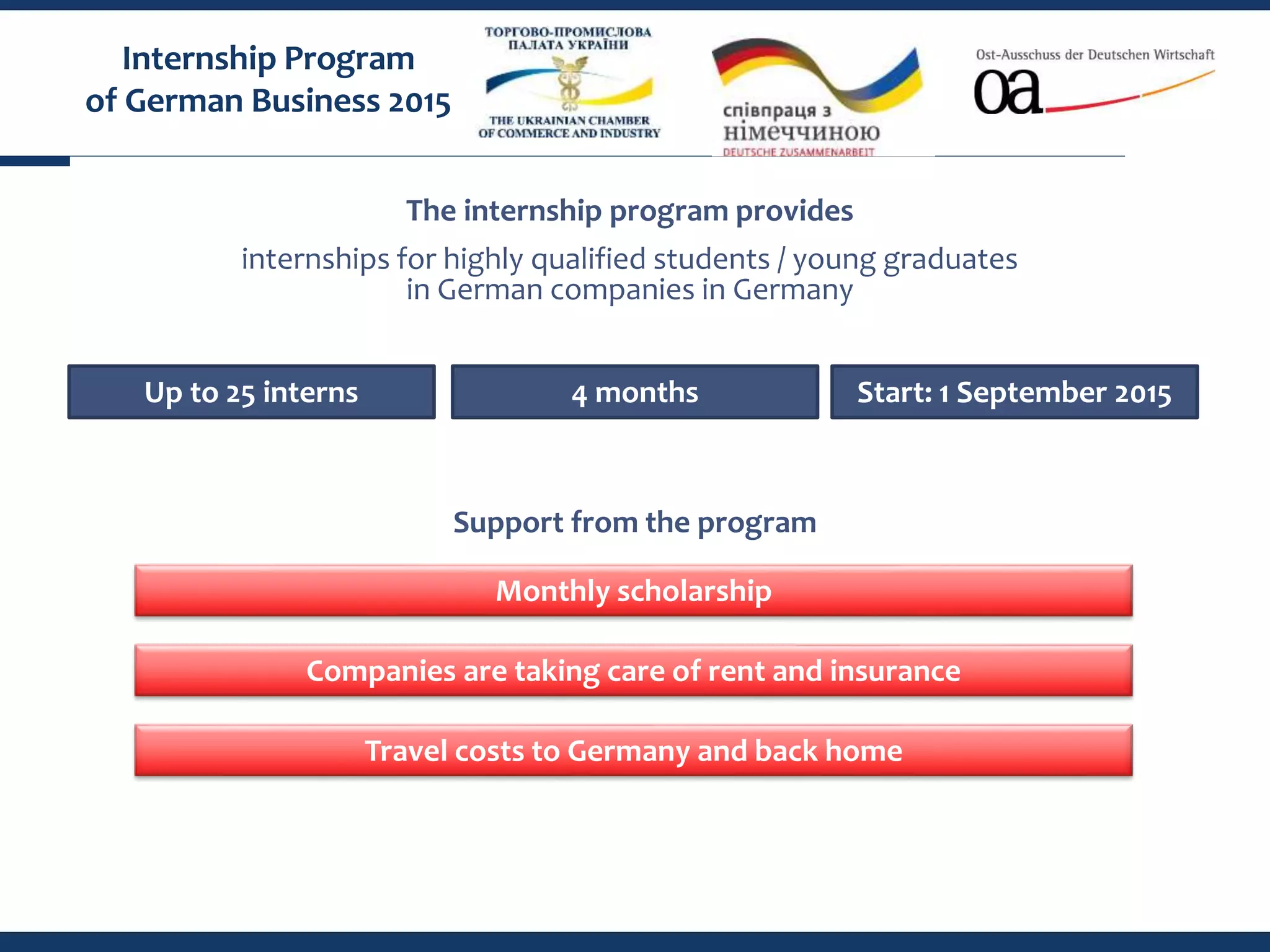 German Intership Program | PPT