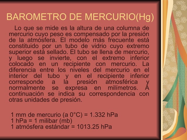 Presion atmosferica | PPT | Chemistry | Science