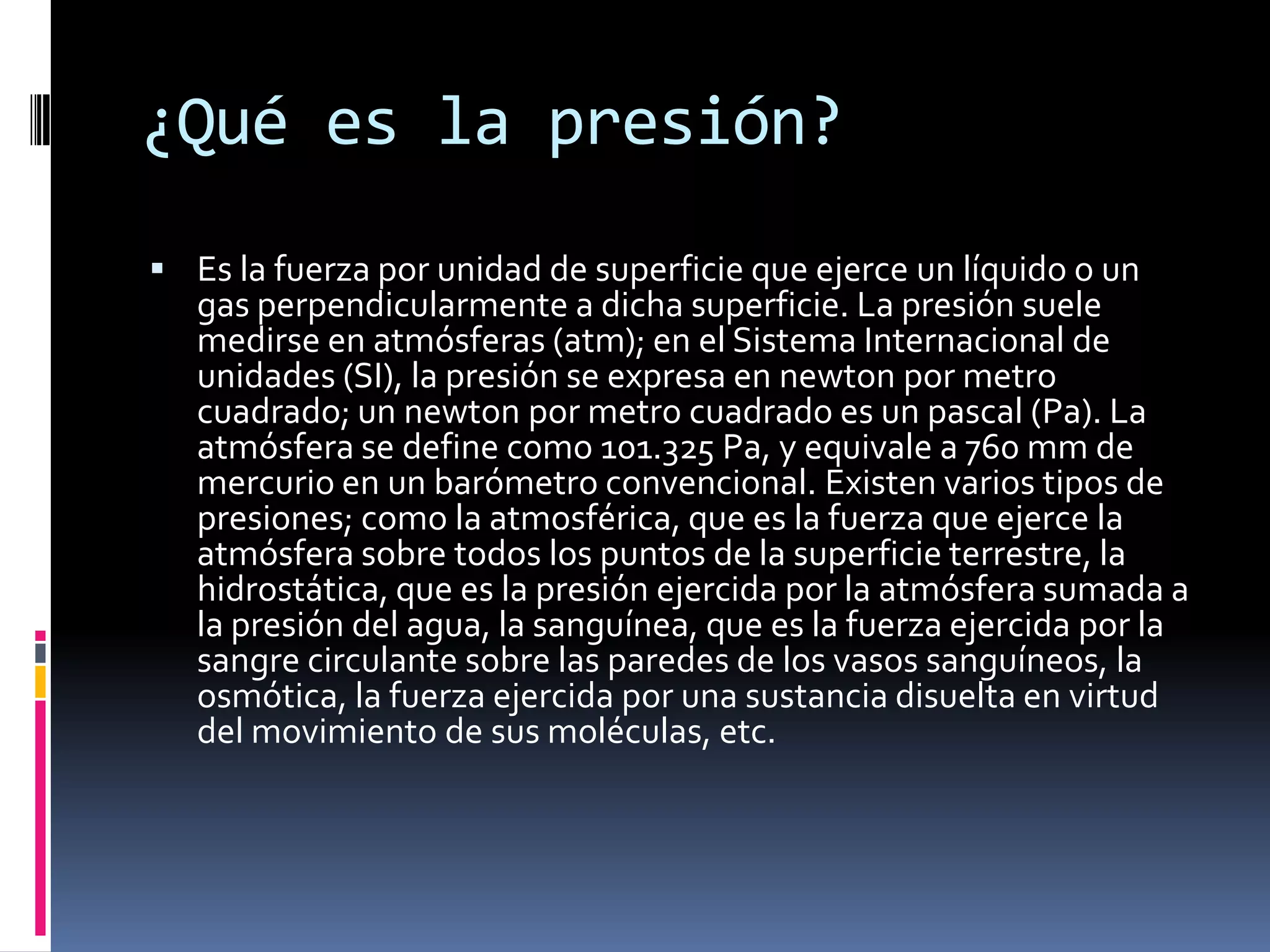 Presion atmosferica | PPTX