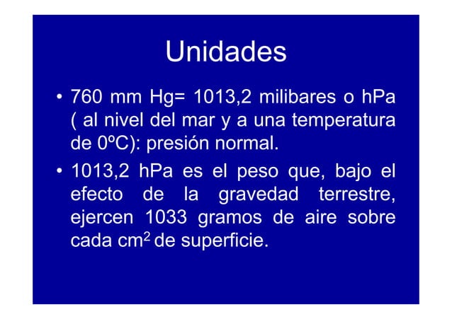 Presion atmosferica | PPT