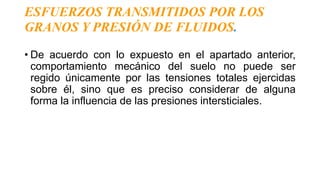 Presiones efectivas y las presiones totales | PPTX