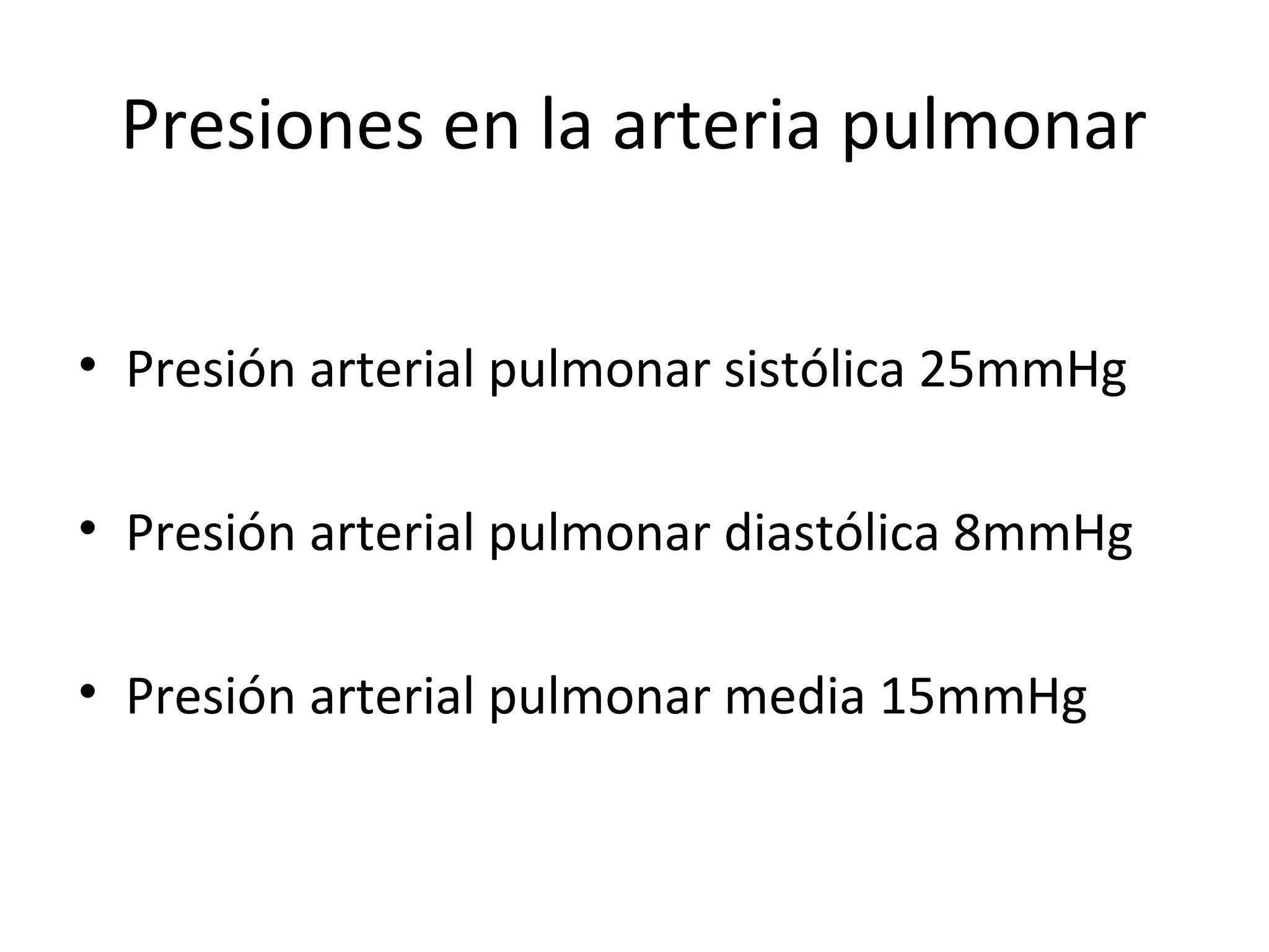 Presiones en el sistema pulmonar | PPT