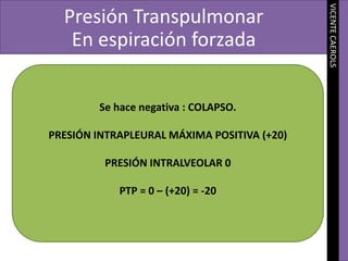 Presiones pulomnares. Fisioterapeuta Vicente Caerols | PPTX