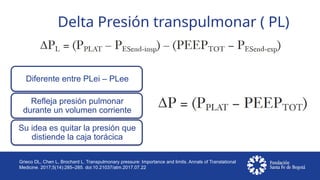 Presión Transpulmonar.pptx fisiologia c | PPTX