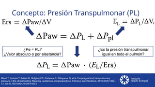 Presión Transpulmonar.pptx fisiologia c | PPTX